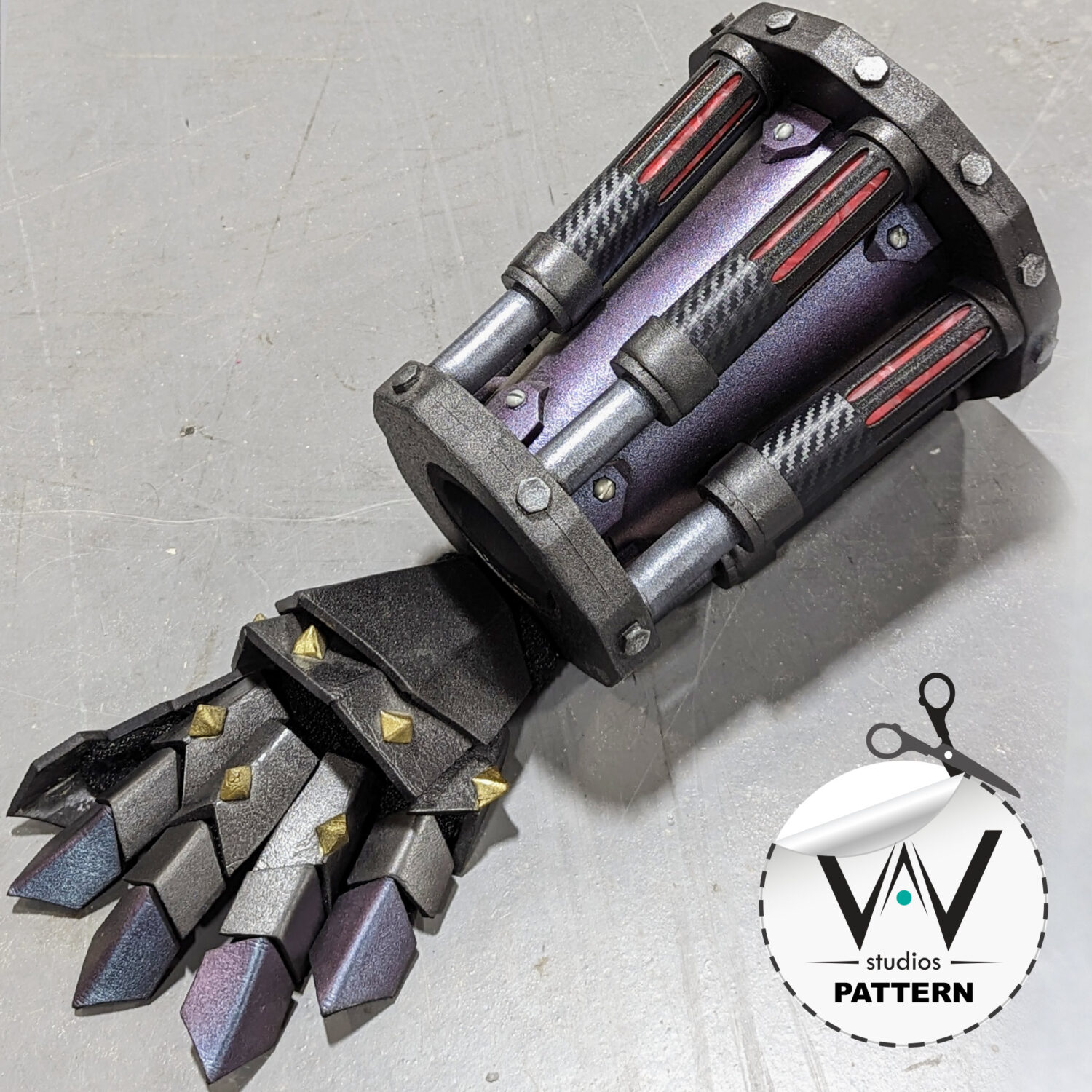 Prowler ( Into the Spiderverse ) EVA foam prop PATTERNS - Givewave Studios