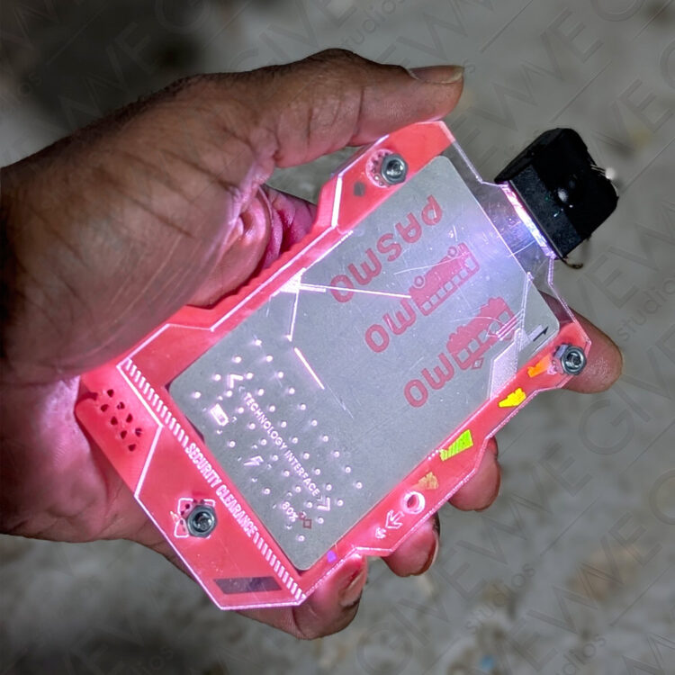 CyberPunk LED - ID card / badge holder - GiveWave Studios